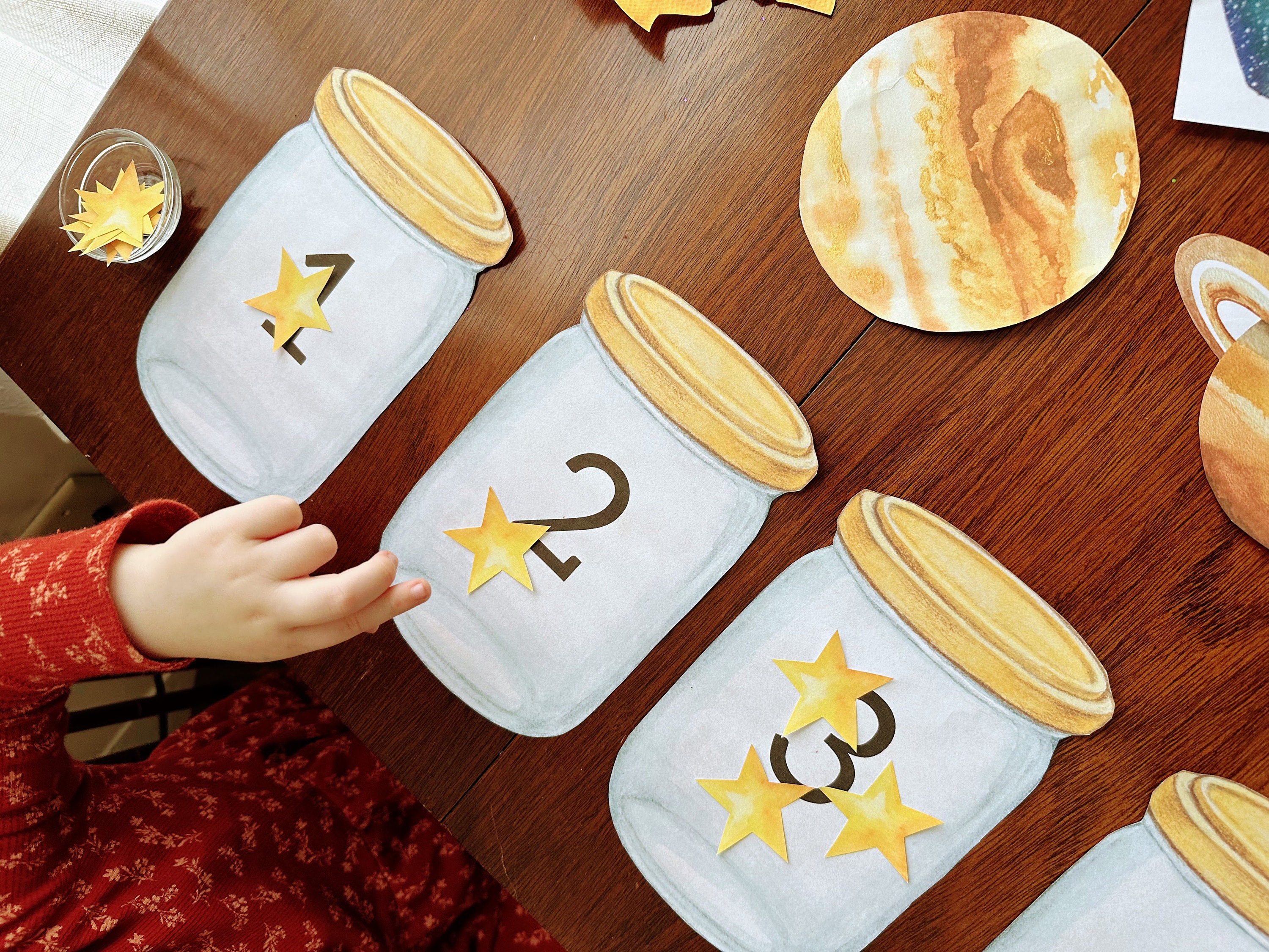 Outer Space Morning Basket Digital Download, Homeschool Printable | Pre ...