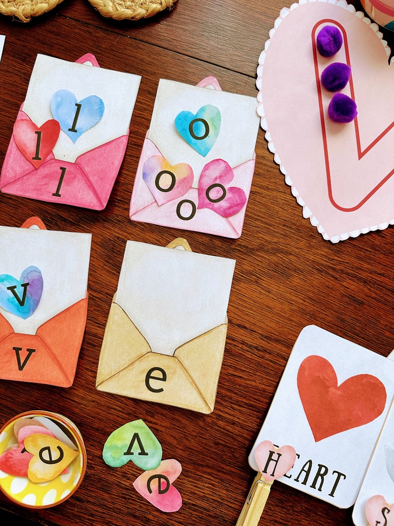 Valentine's Day Morning Basket Digital Download, Homeschool Printable ...