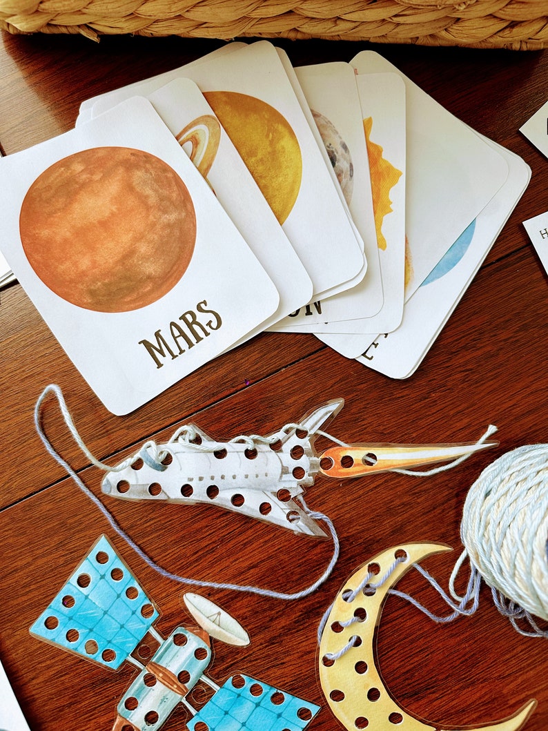 Outer Space Morning Basket Digital Download, Homeschool Printable | Pre ...