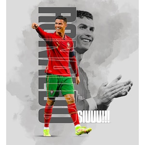 Cristiano Ronaldo CR7 Poster: Football Art Print (digital Download) - Etsy