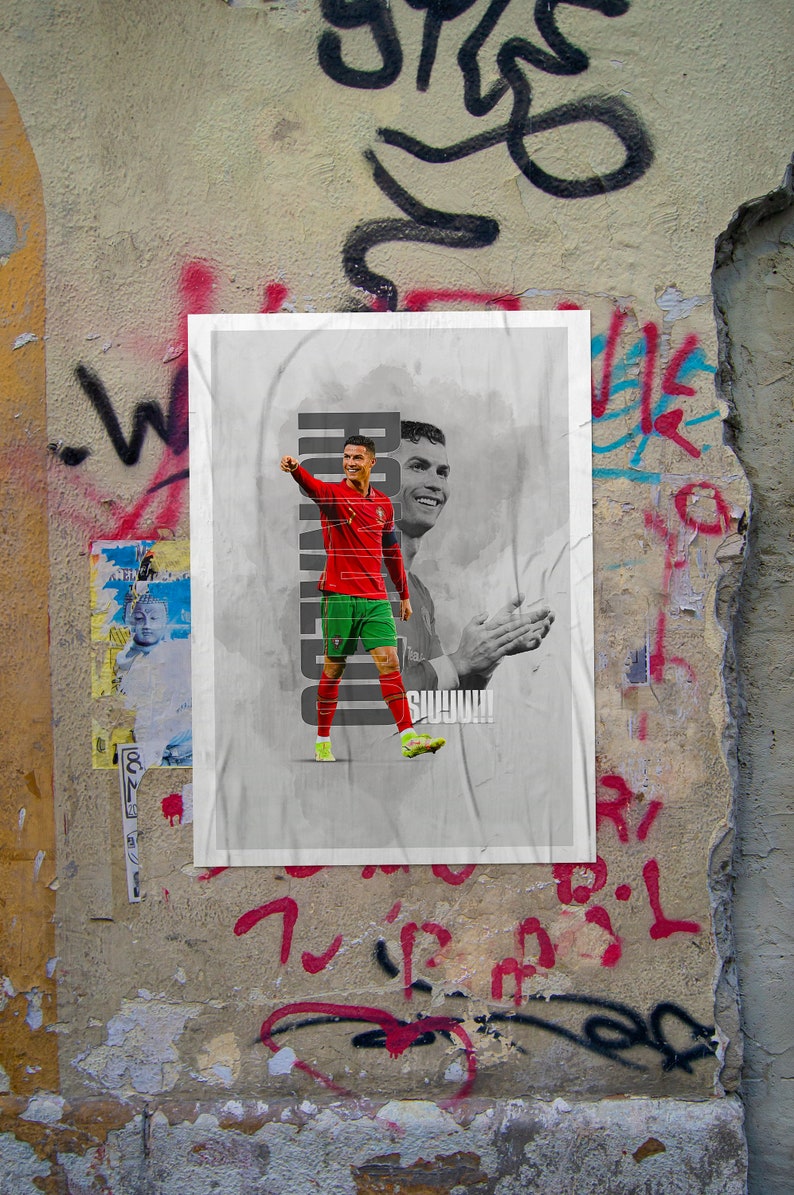 Cristiano Ronaldo CR7 Poster: Football Art Print (digital Download) - Etsy
