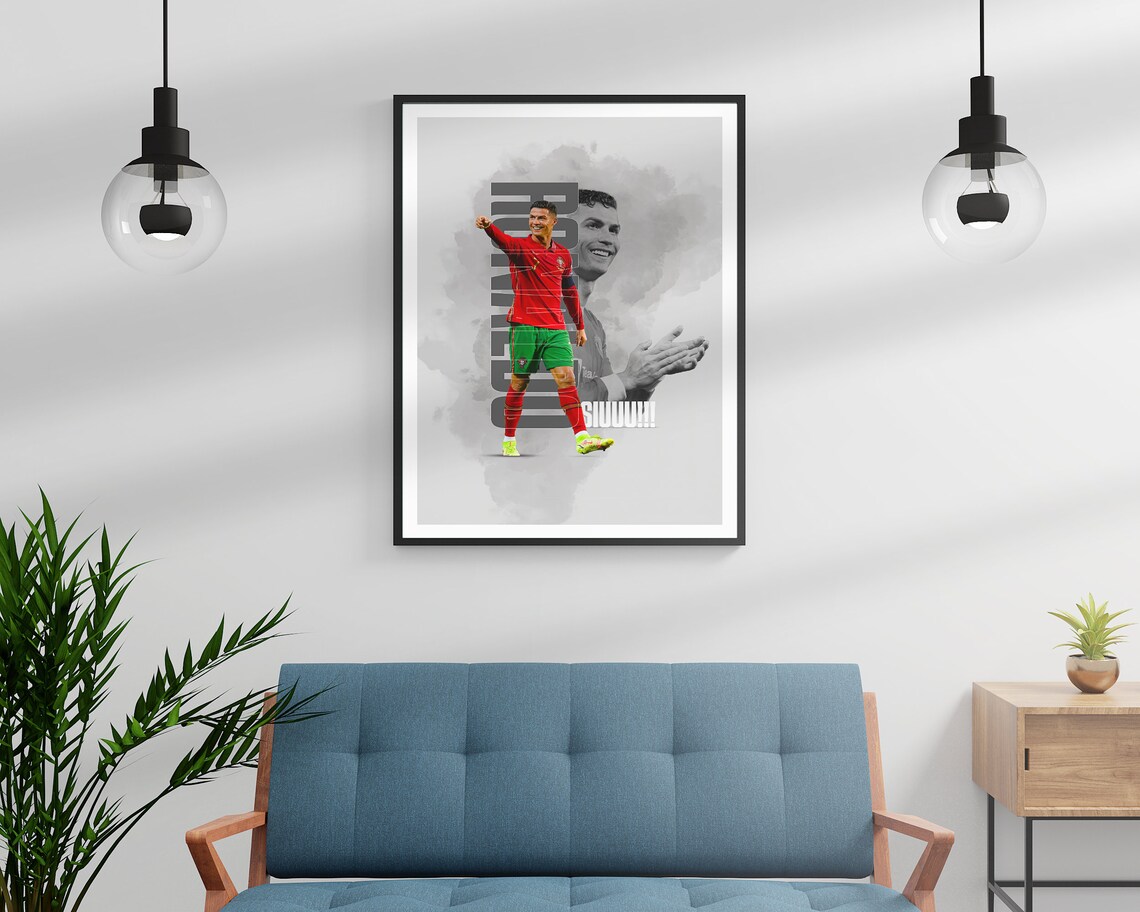 Cristiano Ronaldo CR7 Poster: Football Art Print (digital Download) - Etsy