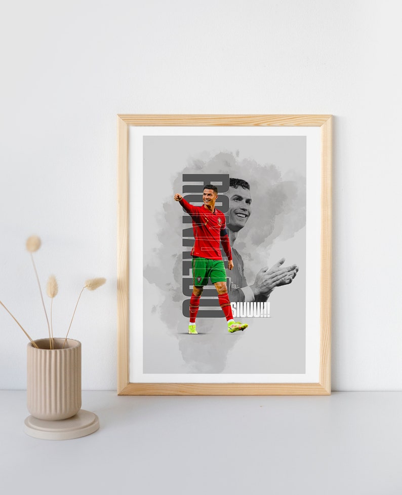 Cristiano Ronaldo CR7 Poster: Football Art Print (digital Download) - Etsy