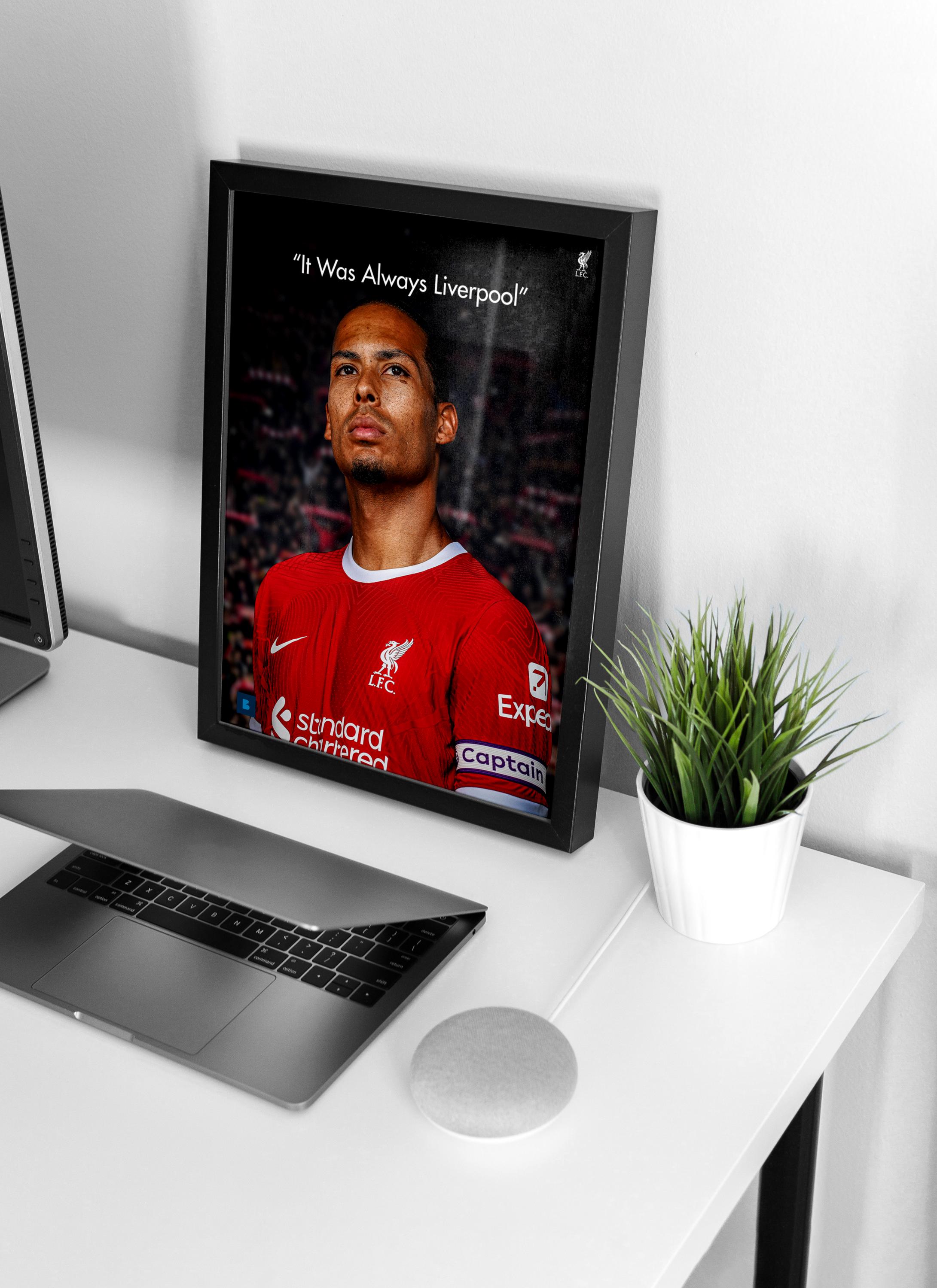 Van Dijk Liverpool Poster: Sports Wall Art (digital Download) - Etsy