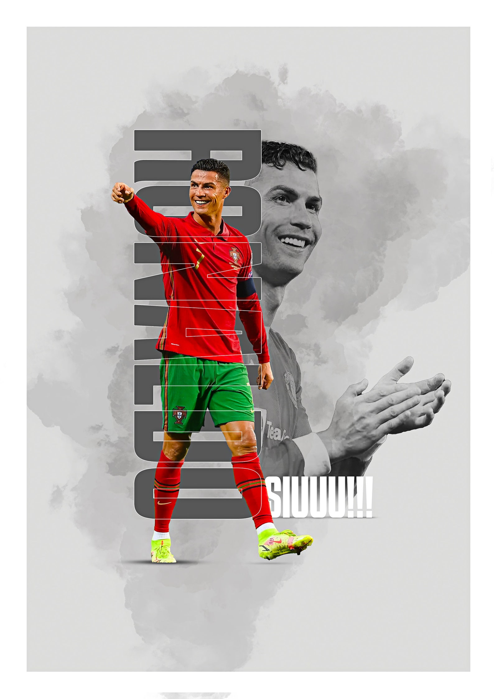 Cristiano Ronaldo CR7 Poster: Football Art Print (digital Download) - Etsy