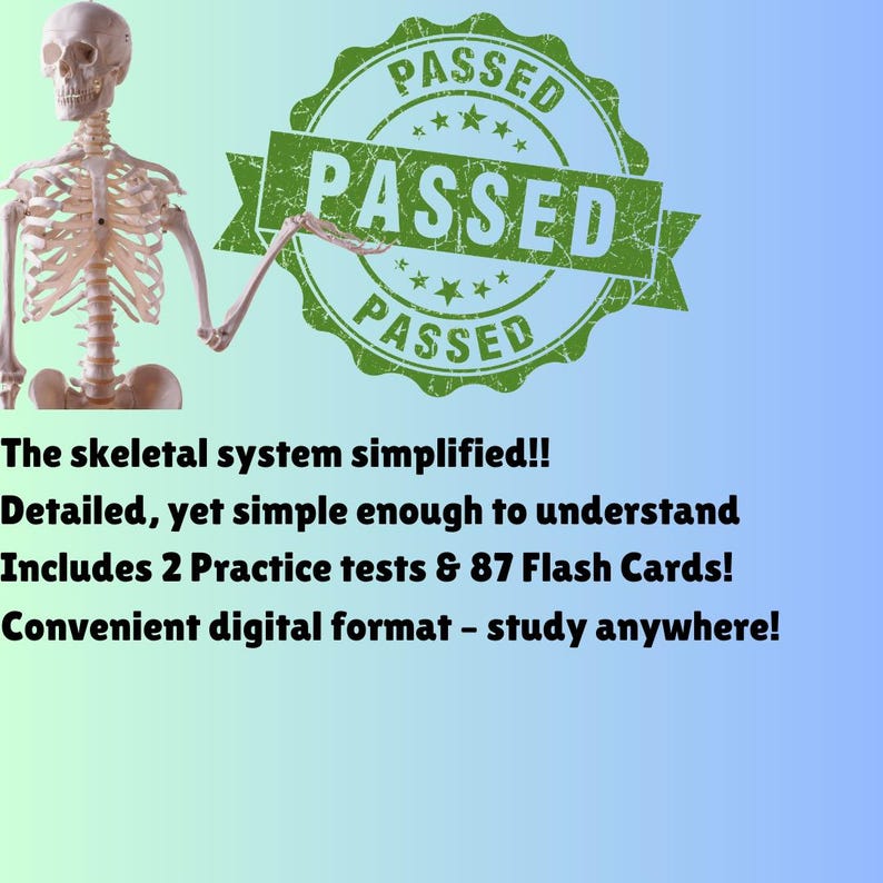 Skeletal System Study Guide | Anatomy and Physiology Notes | Nursing ...