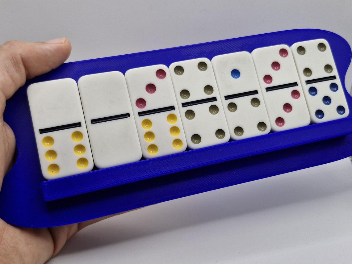 Handheld Domino Holder Tray Dominoes Display With Detachable Stand - Etsy