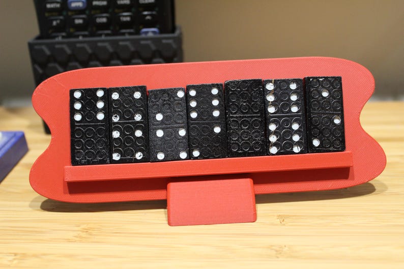 Handheld Domino Holder Tray Dominoes Display With Detachable Stand - Etsy