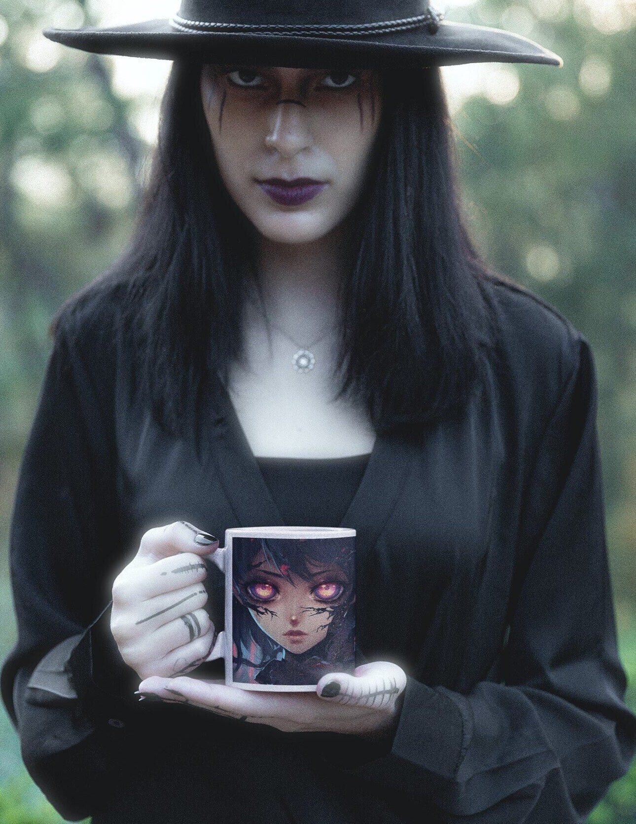 Scary Princess Anime Gift, Don't Sleep Gift, Eyes Wide Shut Mug, Her ...