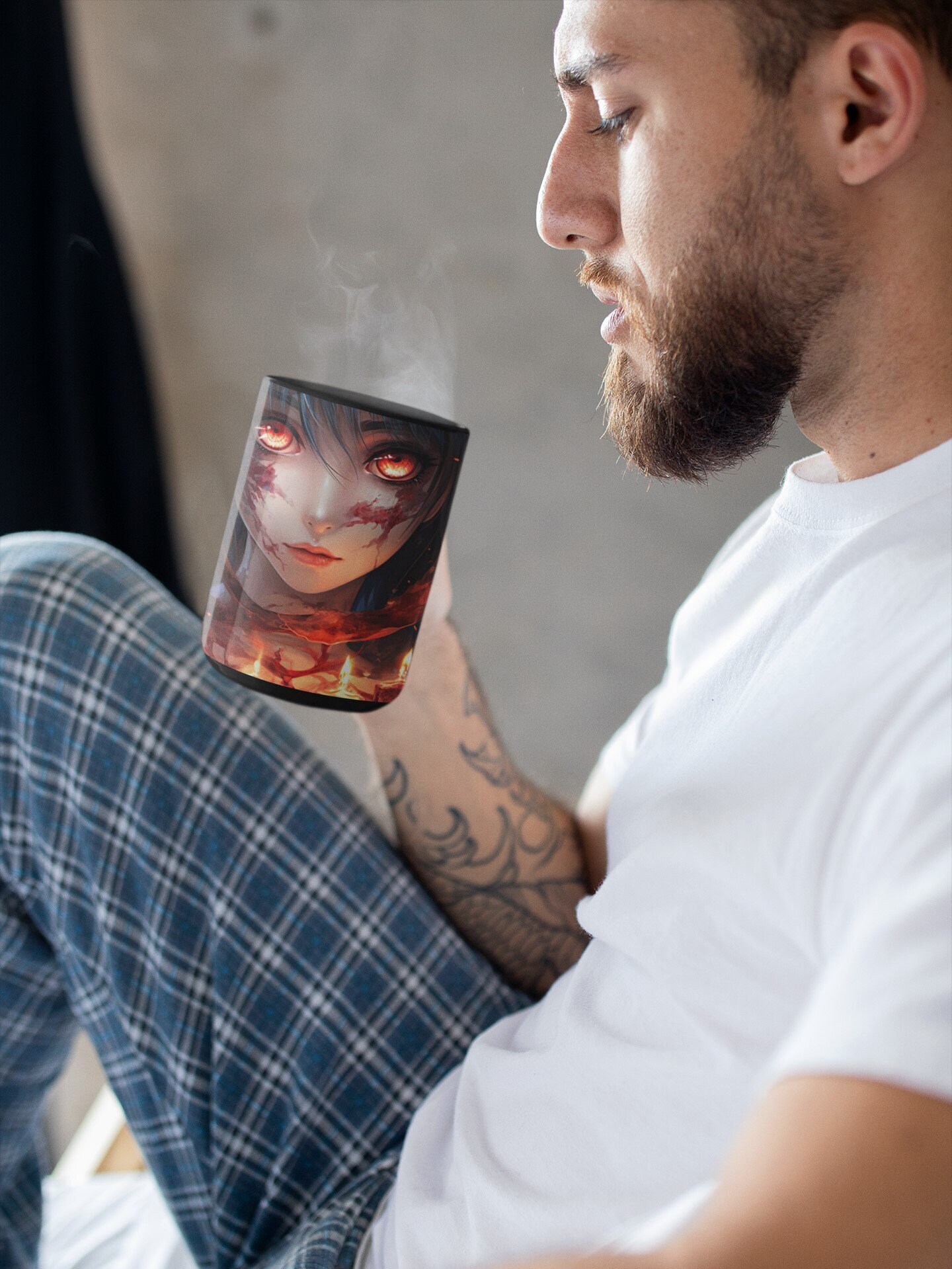 Scary Anime Style Mug, Scary Princess, Best Gift for an Introvert ...