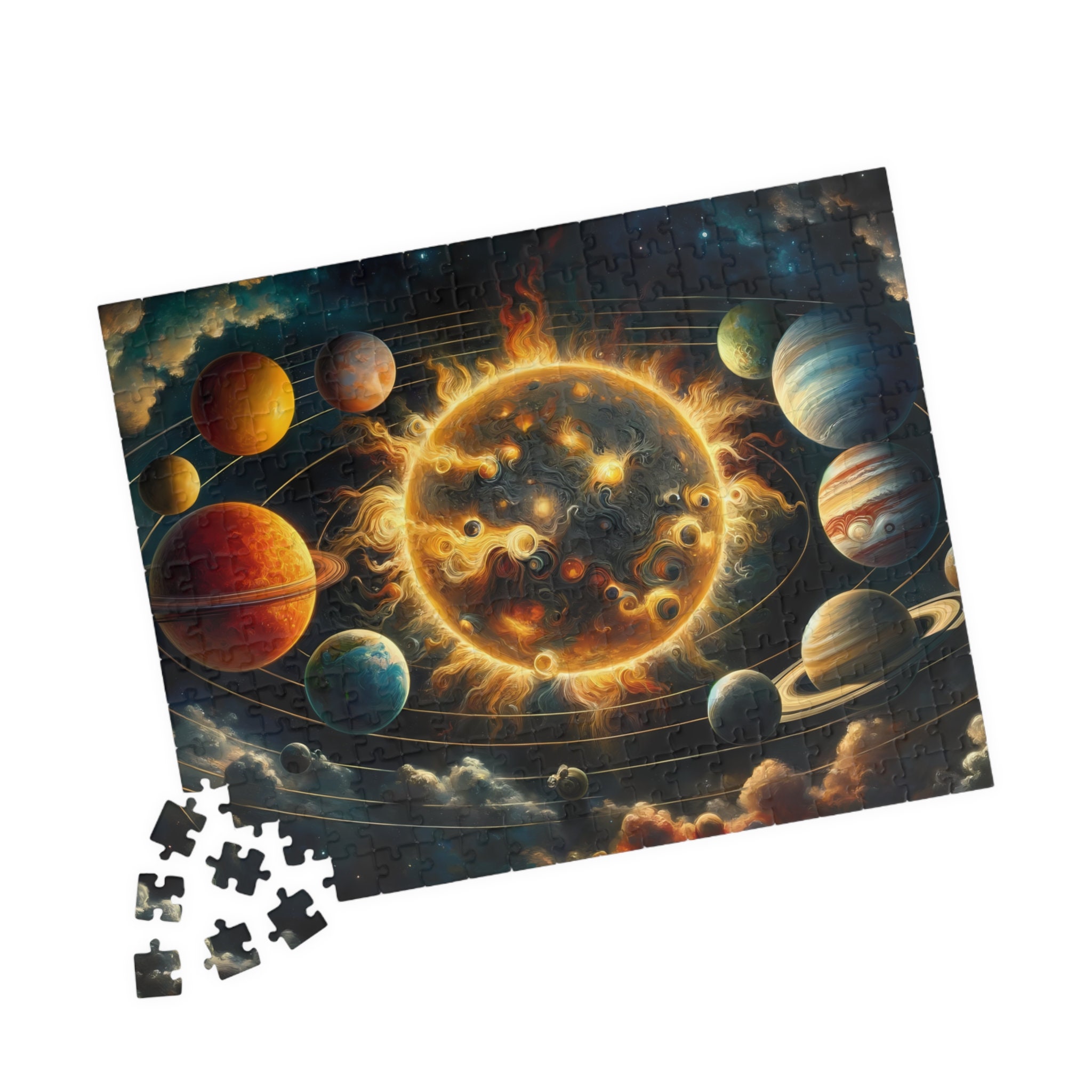Solar System Puzzle (110, 252, 520, 1014-piece) - Etsy