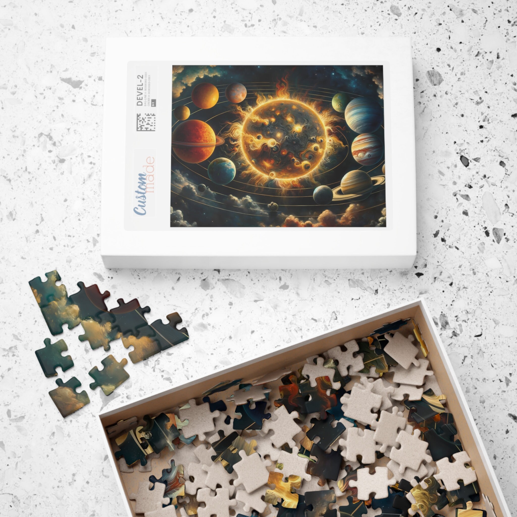 Solar System Puzzle (110, 252, 520, 1014-piece) - Etsy