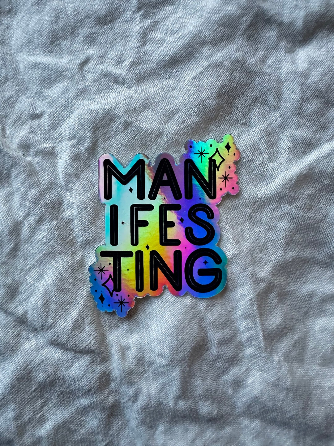 Manifesting Sticker - Etsy
