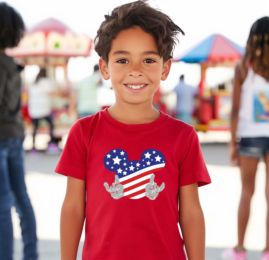 Disney 4th of July Mickey Minnie Rock Shirt, 4th of July Shirt, Patriot ...
