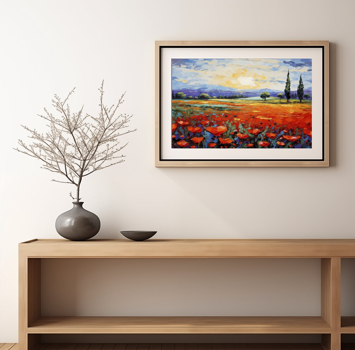 Sunset Over Cypress Trees | Nature Scene | Samsung Frame TV Wall Art ...