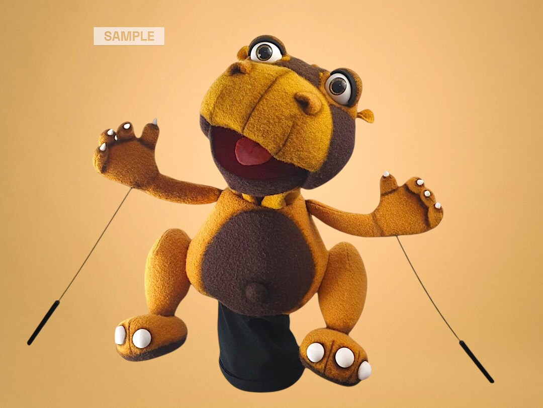 Professional dinosaur Hand Puppet by running Puppets Large ...