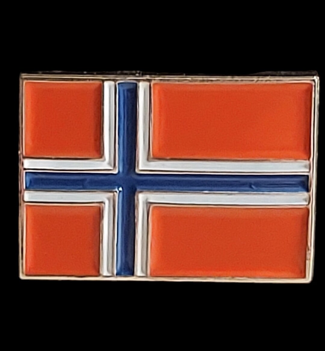 Norway Flag Metal Enamel Pin Badge - Etsy