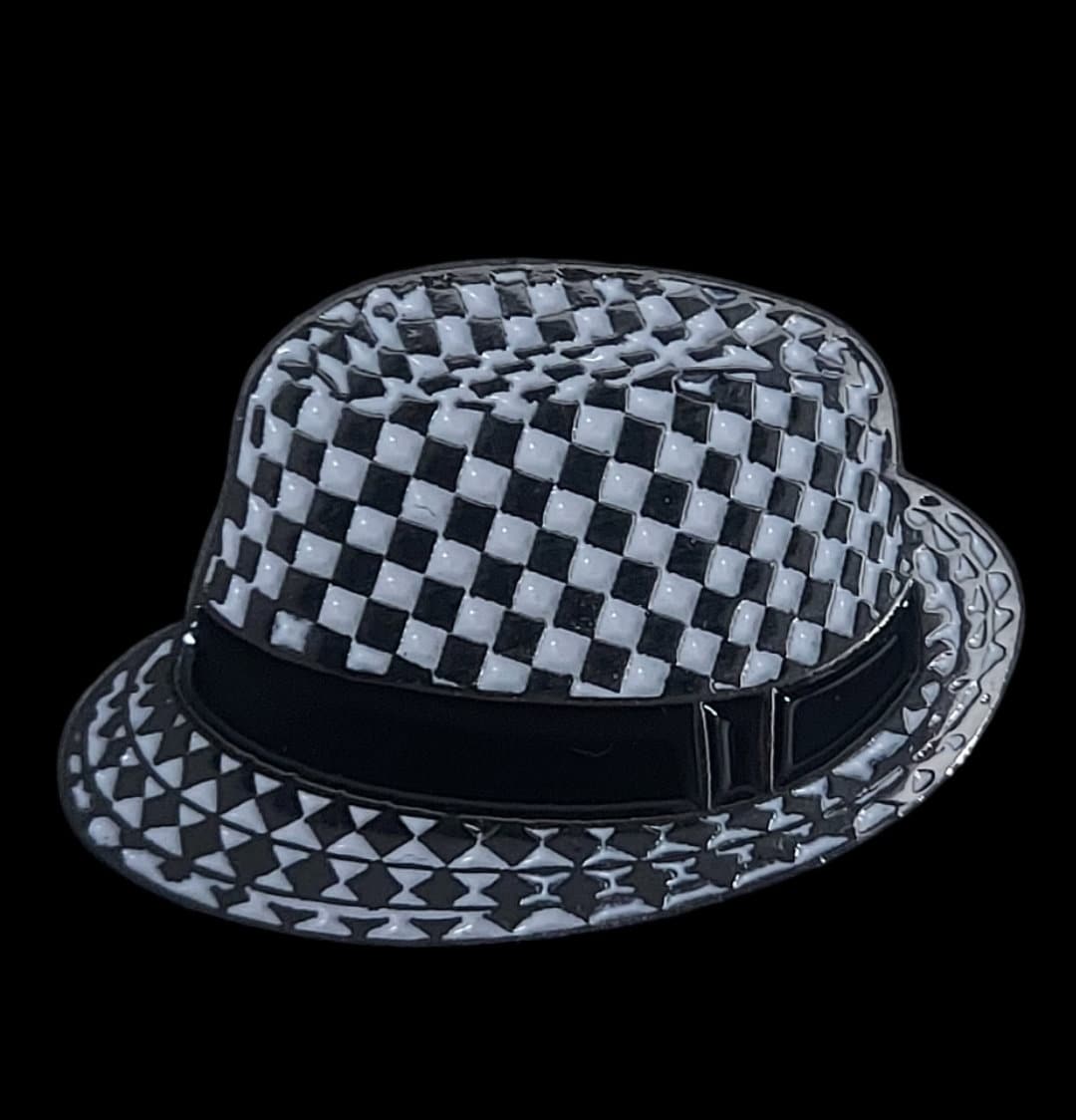 Ska Music Trilby Hat Enamel Pin Badge - Etsy