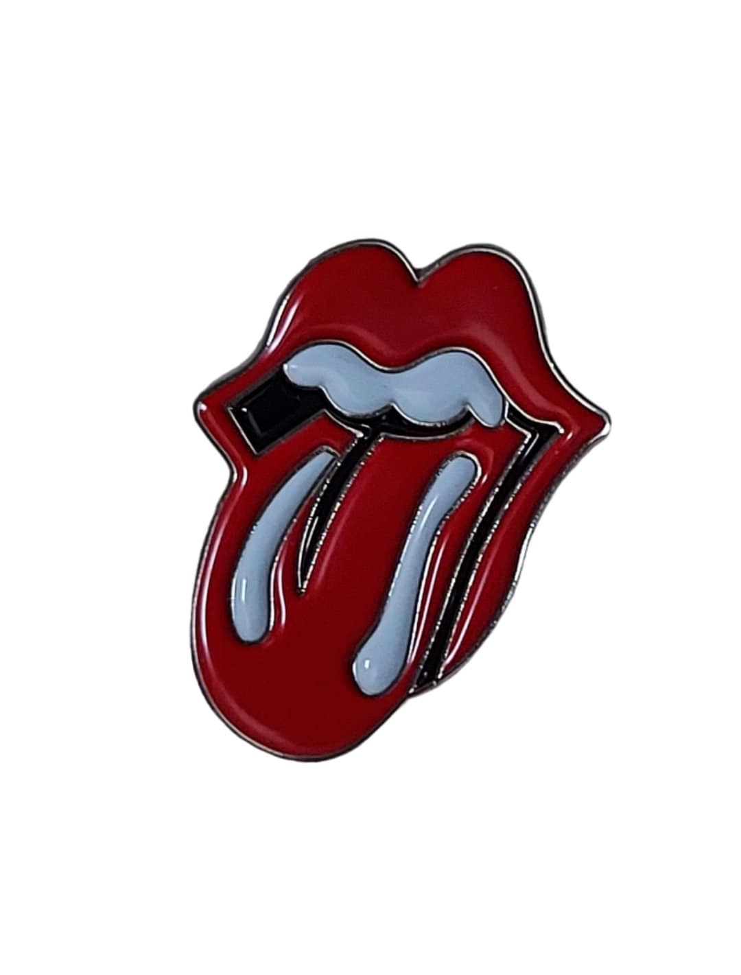 Lips and Tongue Enamel Pin Badge - Etsy