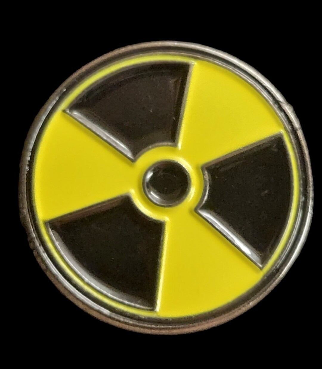 Radioactive Sign Enamel Pin Badge - Etsy