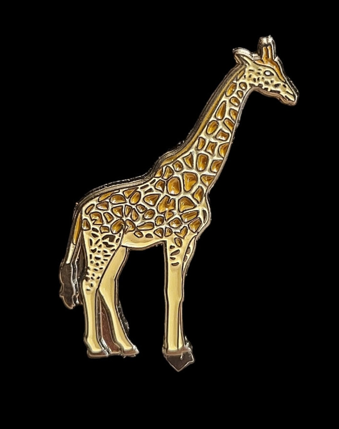 Giraffe Enamel Pin Badge - Etsy