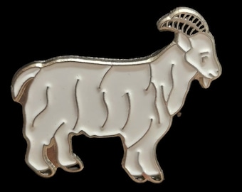 Enamel Pin Sticker Baby Goat Enamel Pin and Vinyl Sticker - Etsy