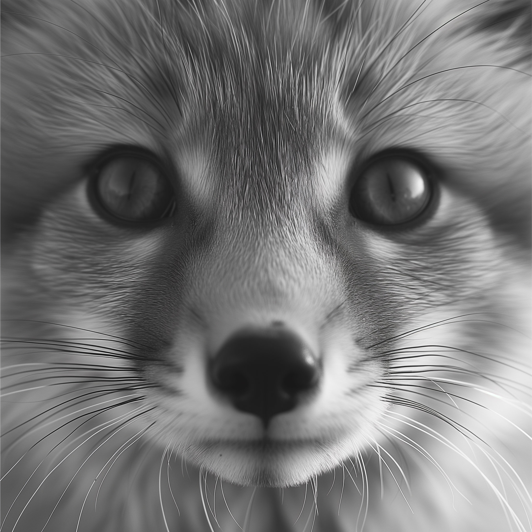 Chill Fox Face Photo Print, 24x24 High Quality Poster, Animal Lover ...
