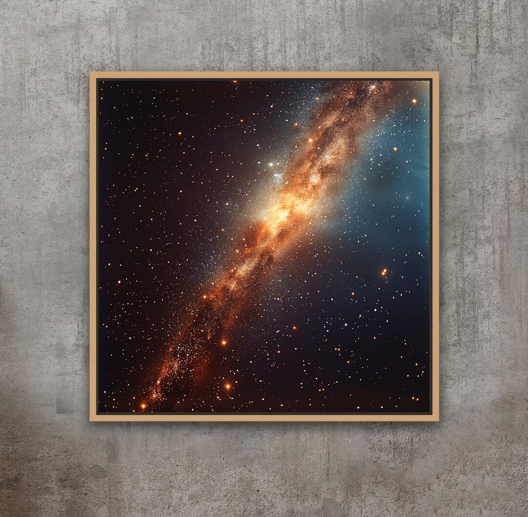 The Final Frontier Poster, Galactic Splendor Print, Space Odyssey Wall ...