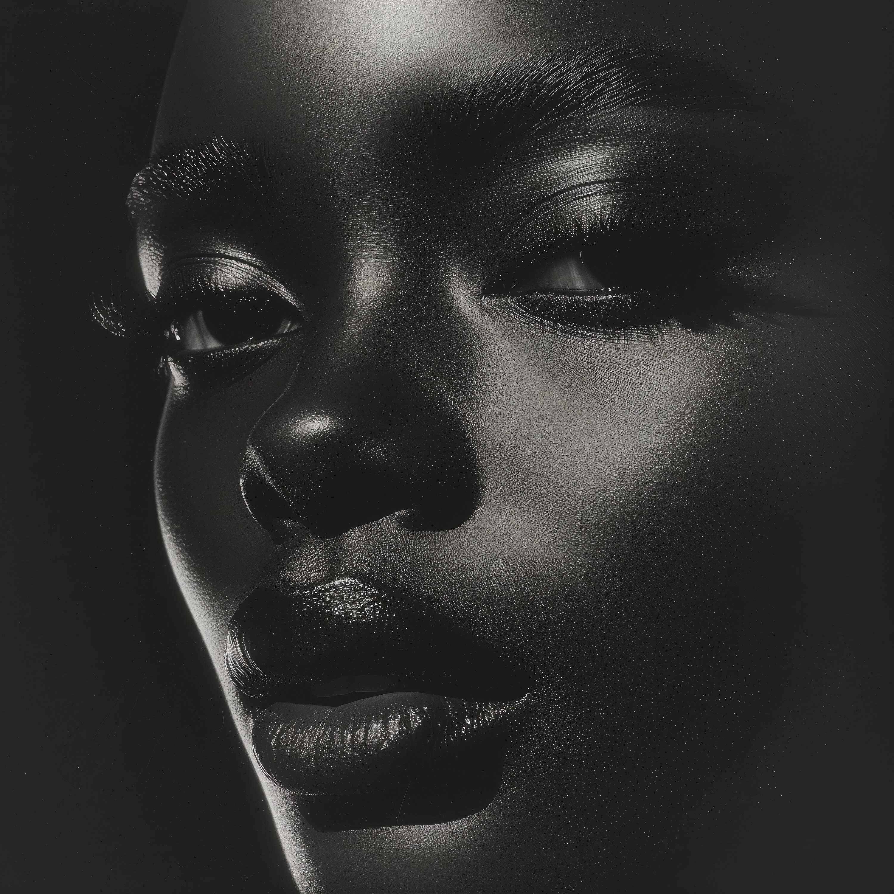 Hollywood Glam | Cinematic Noir Portrait Print | Black & White Art - Etsy