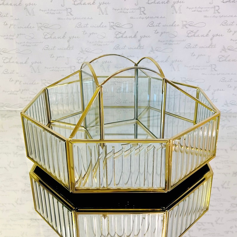 Premium Glass Rotating Makeup Organizer Tempered Glass With Bass Frame ...