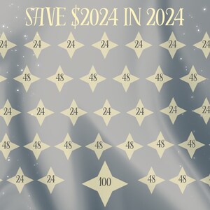 A6 Save 2,024 in 2024 | Savings Challenge | Digital Printable | Budget ...