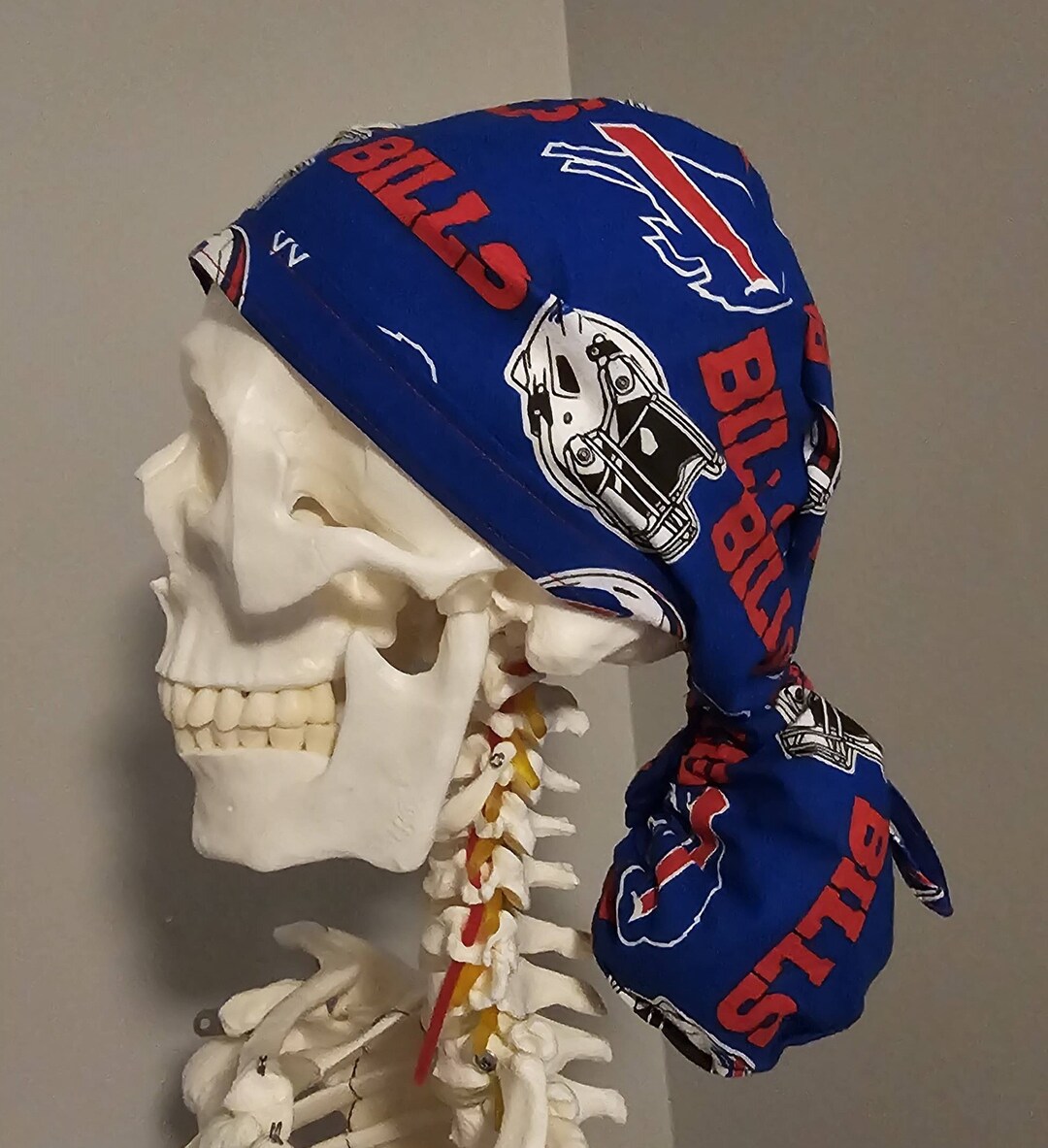 NFL Pattern Scrub Caps! Mens, Ponytail, and European Styles Available ...