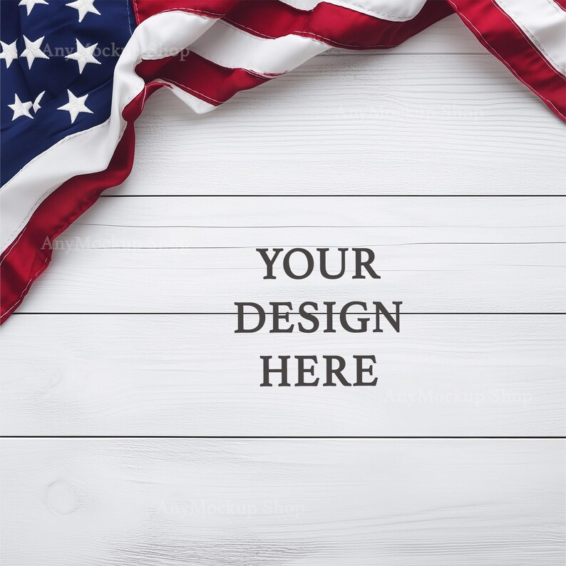Patriotic Mockup Bundle 4th of July Flat Lay USA Digital Background ...
