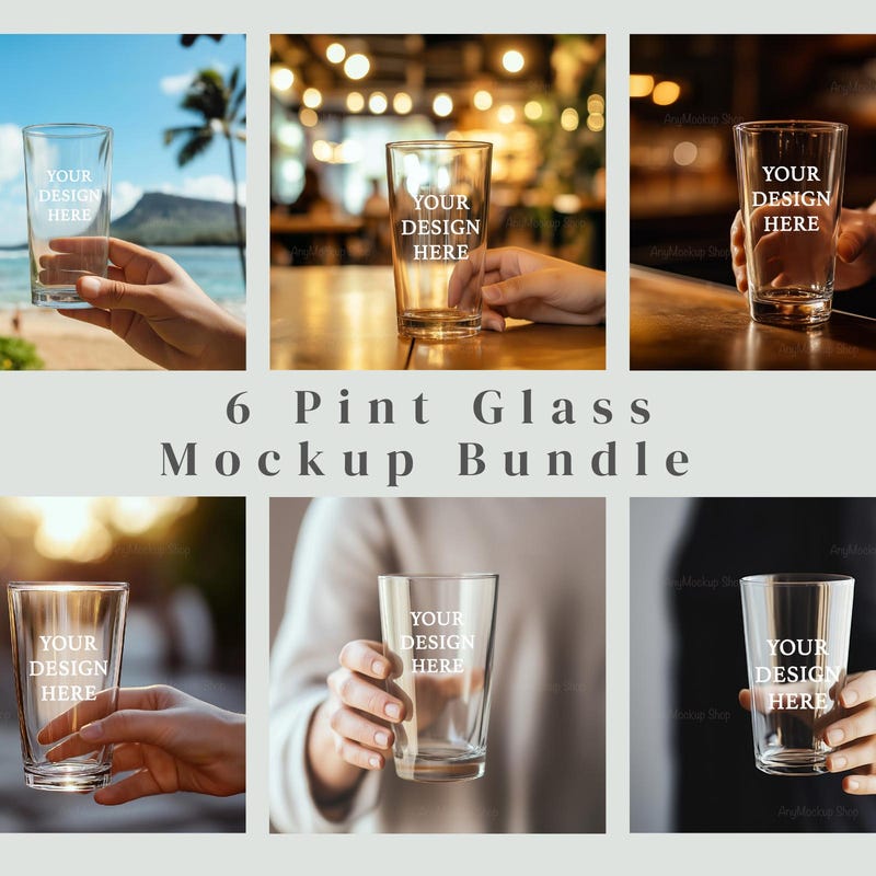 Glass Drinkware Mixes - Etsy