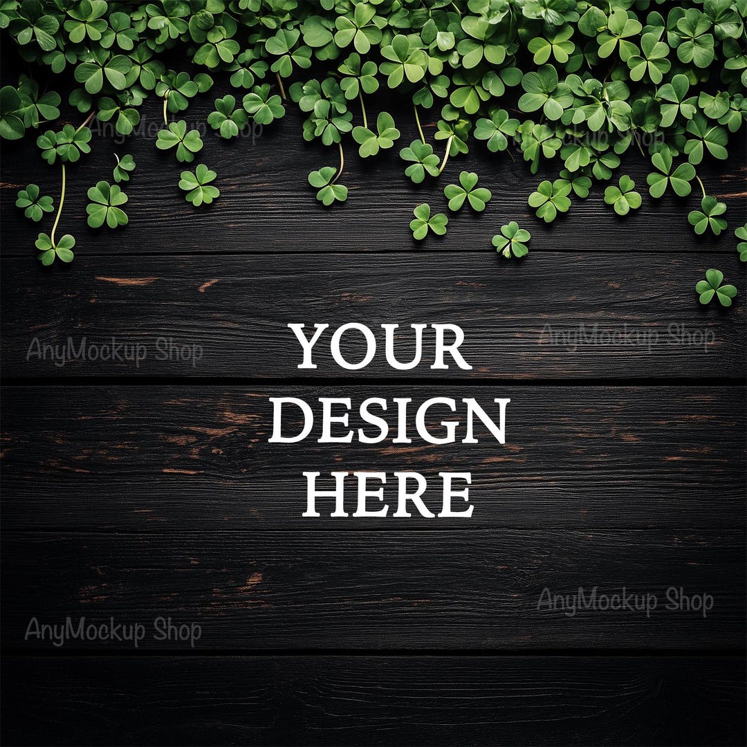 St. Patricks Day Background Mockup Photography Neutral Themed MOCKUP ...
