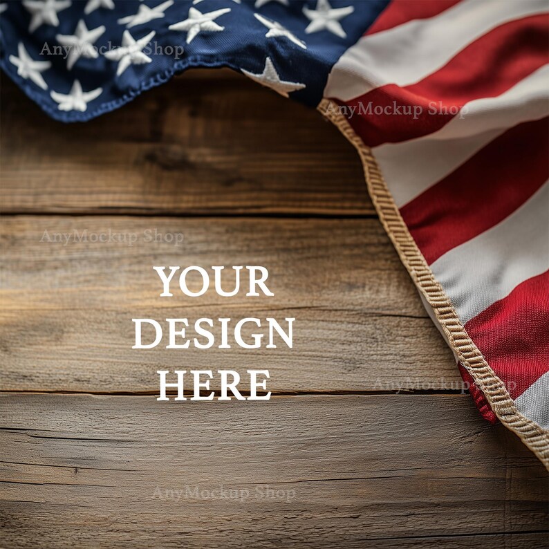 Patriotic Mockup Bundle 4th of July Flat Lay USA Digital Background ...