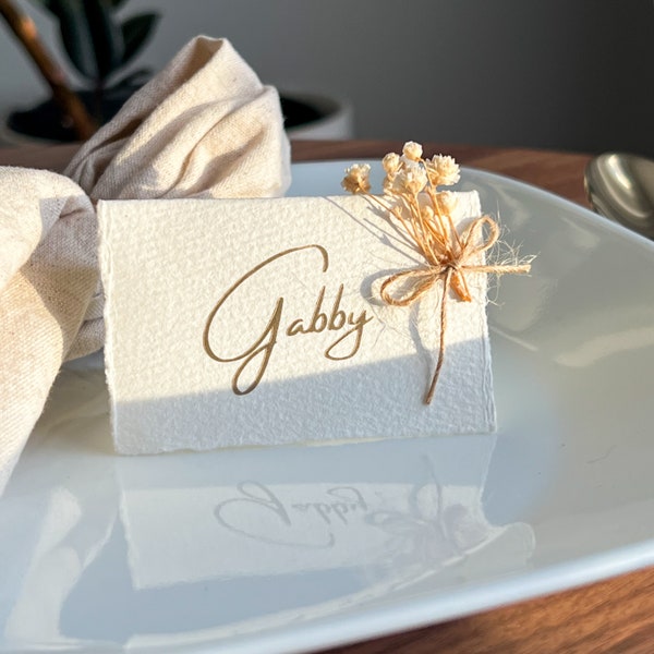 Elegant Place Card - Etsy