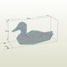 Metal DUCK Low Poly DXF Sculpture - Etsy