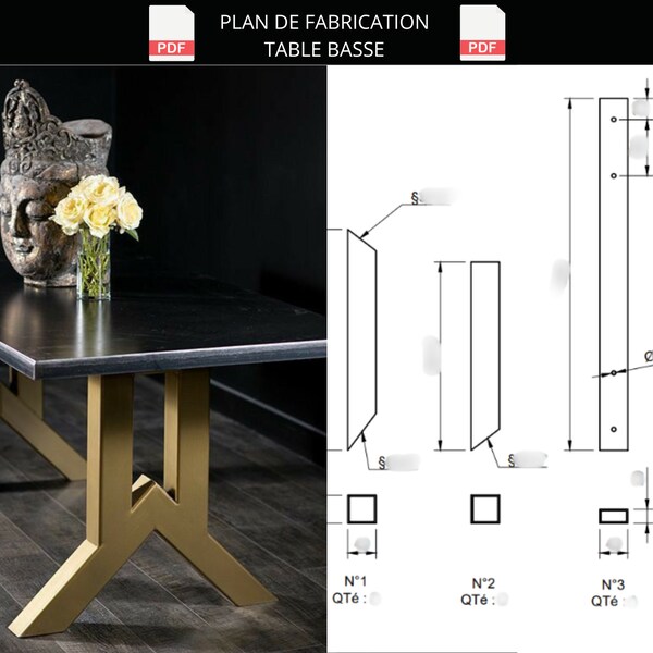 Coffee Table Base - Etsy