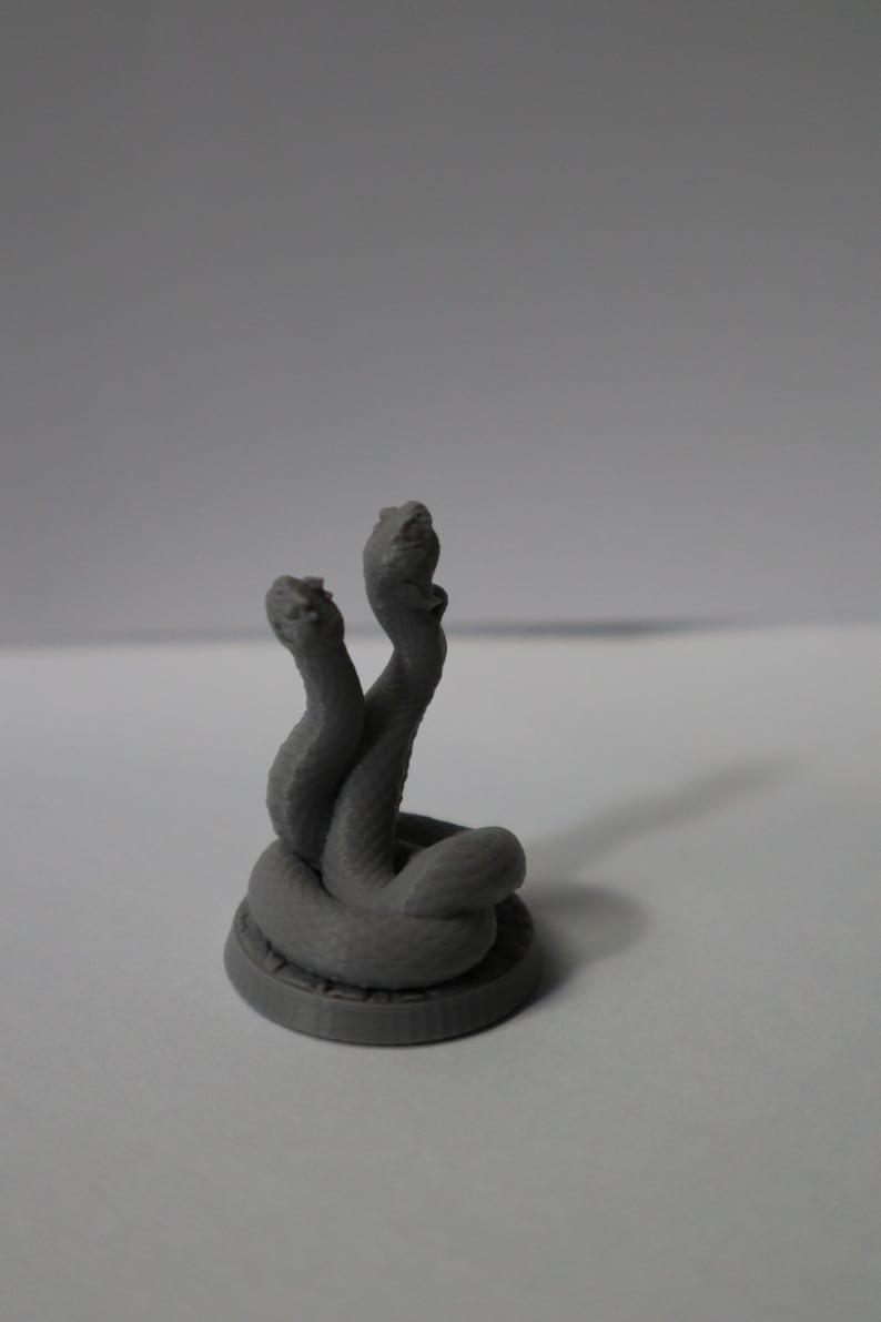 Amphisbaena, Two Headed Snake, 28mm, Unpainted, Briteminis - Etsy