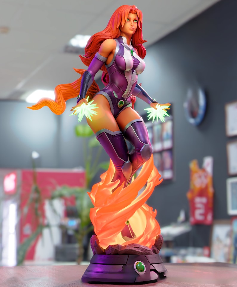 3D Resin Printed Starfire DC Fanart Model Kit UNPAINTED - Etsy Australia