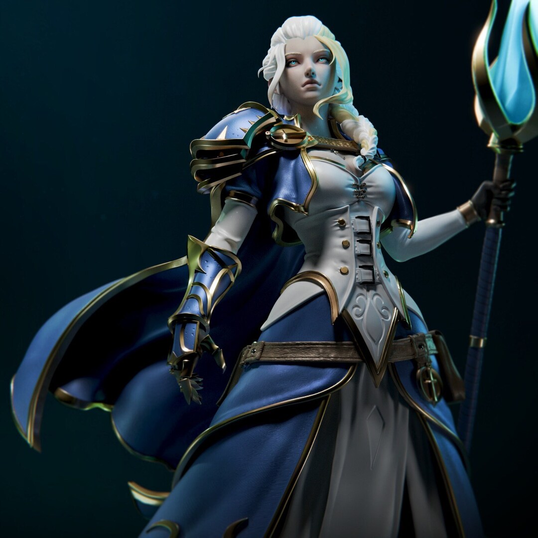 3D Resin Printed Jaina Proudmoore Model Kit UNPAINTED - Etsy