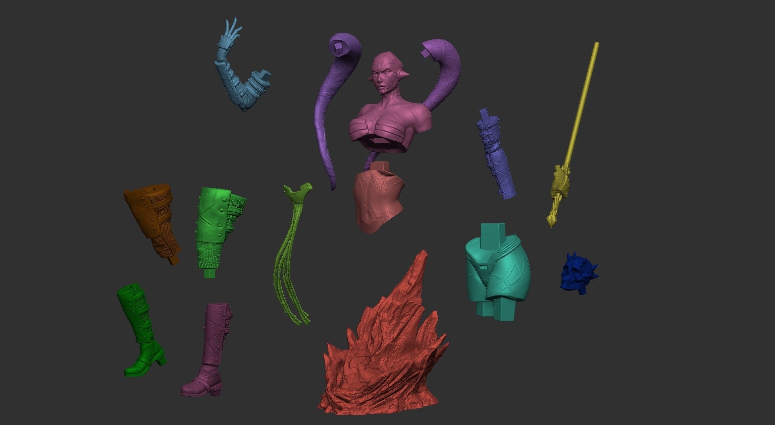 3D Resin Printed Darth Talon Fanart Model Kit UNPAINTED - Etsy