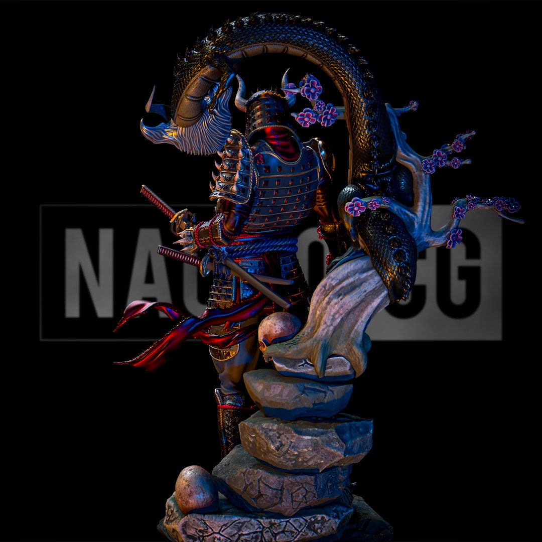 3D Resin Printed Samurai Spawn Fan Art Model Kit UNPAINTED - Etsy
