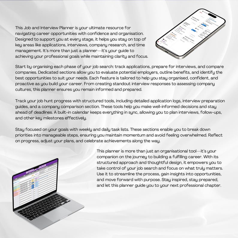 Job Application & Interview Tracker: Customizable Google Sheet Template ...