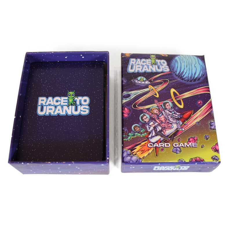 Race to Uranus - Spaced Themed Card Game for Kids, Families & Friends ...
