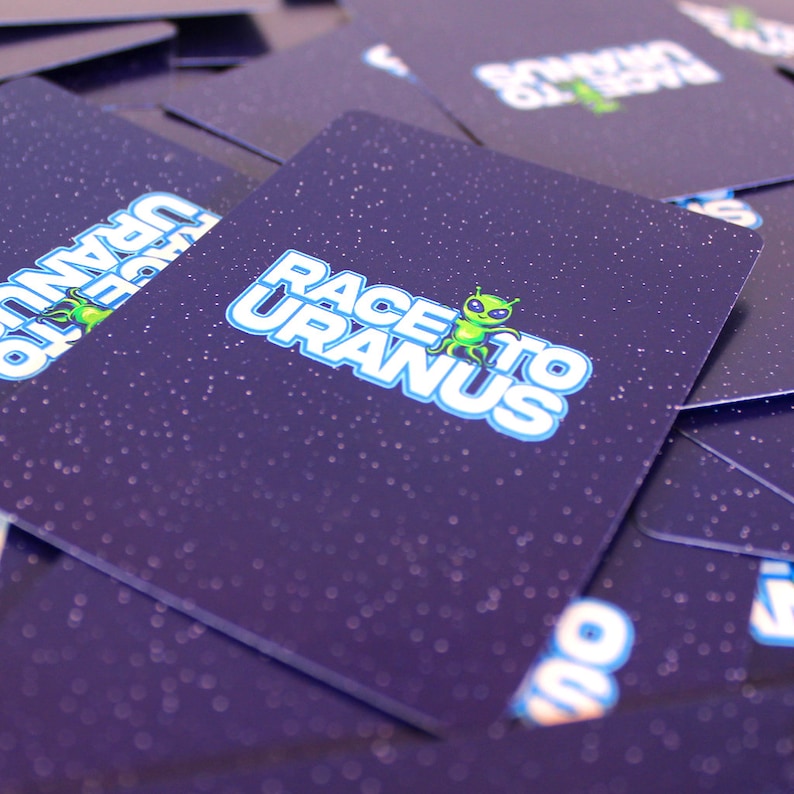 Race to Uranus - Spaced Themed Card Game for Kids, Families & Friends Who Love Space and Butt ...
