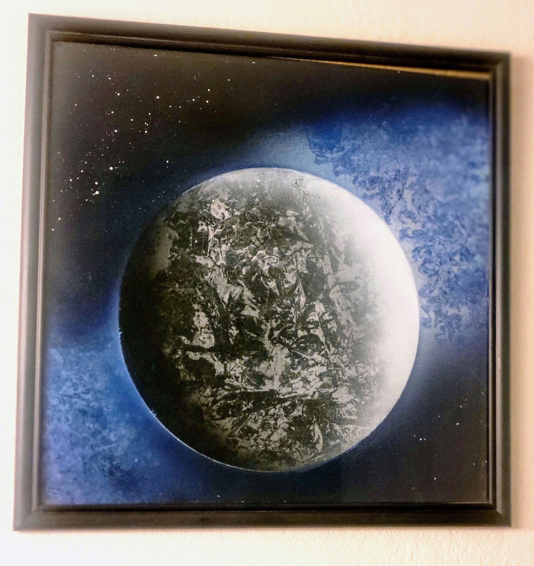 Custom Wall Art Hand-painted Galaxy Home Decor One-of a Kind Galaxy ...