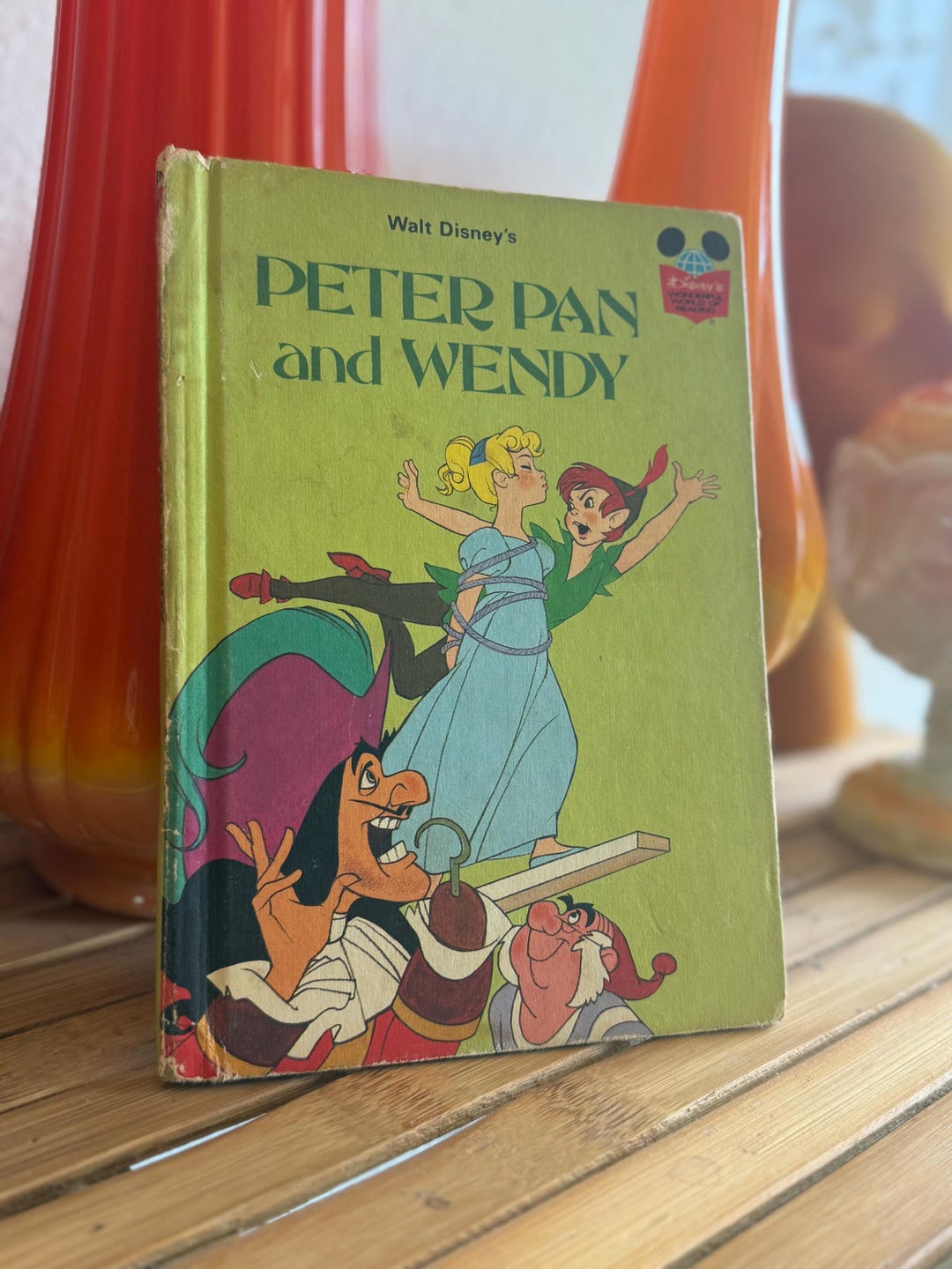 Vintage 1981 Walt Disney’s Peter Pan and Wendy Book - Disneyland ...
