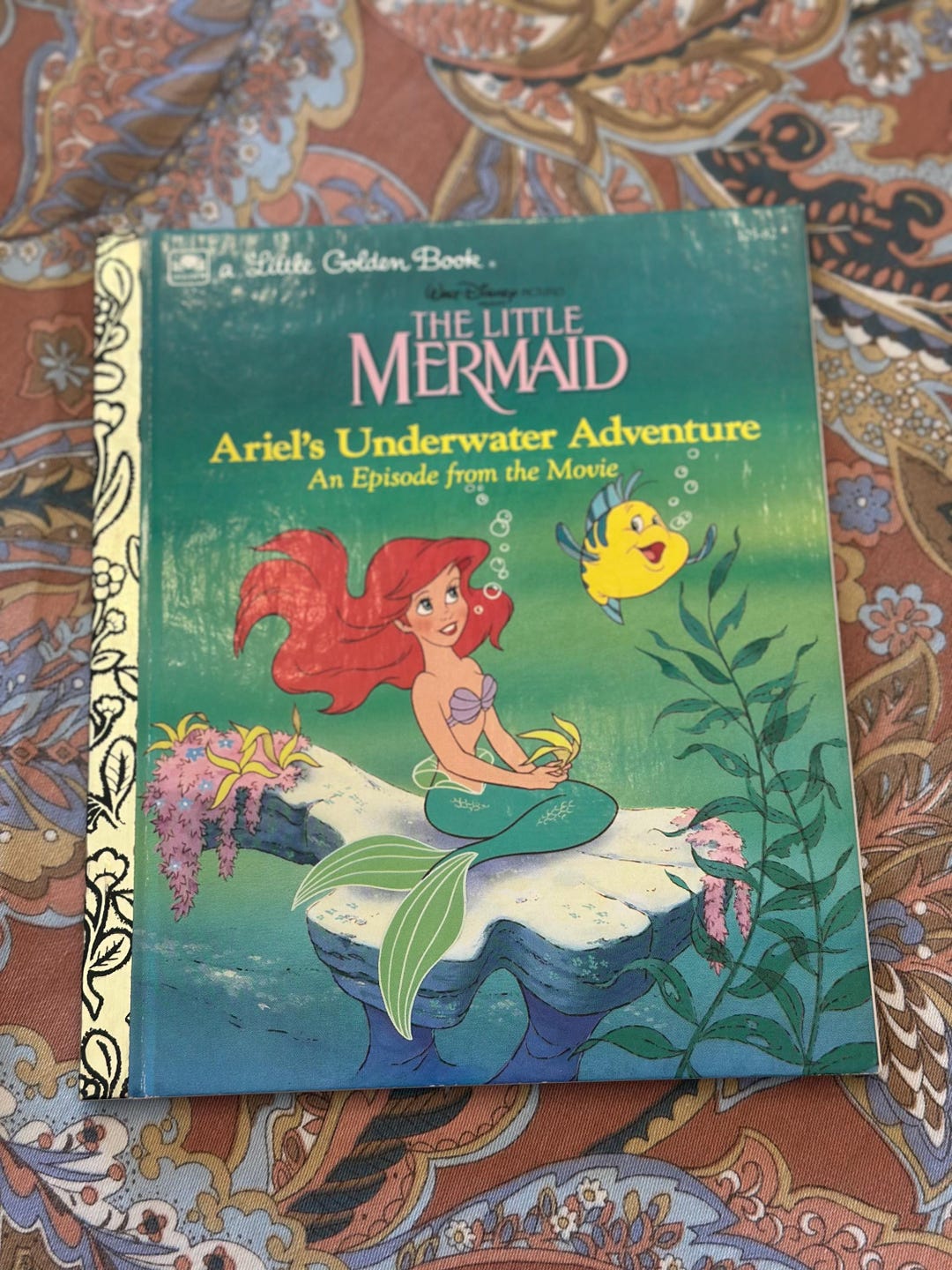 Vintage 1989 Little Golden Book Walt Disneys the Little Mermaid ...